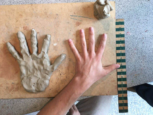 Clay Hand Experiment – Whitworth Art Gallery – Antony Hall